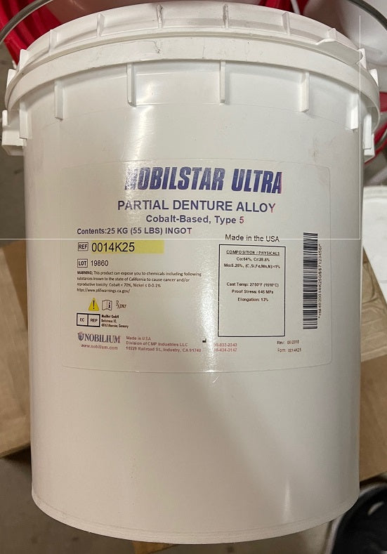 NobilStar ULTRA Cobalt-Chromium RPD Alloy – Consolidated Metal Products