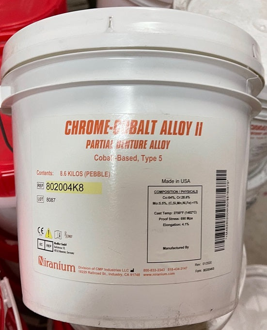 CobaChrome Splash Pebble RPD Alloy – Consolidated Metal Products