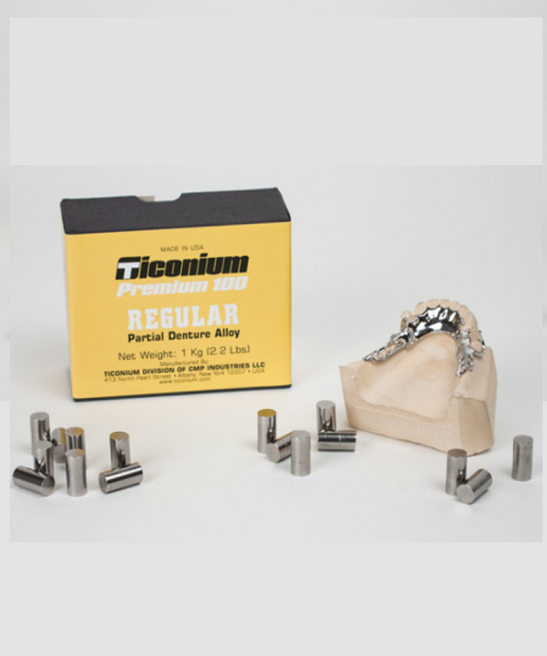 Ticonium Premium 100 Partial Denture Alloy – Consolidated Metal Products